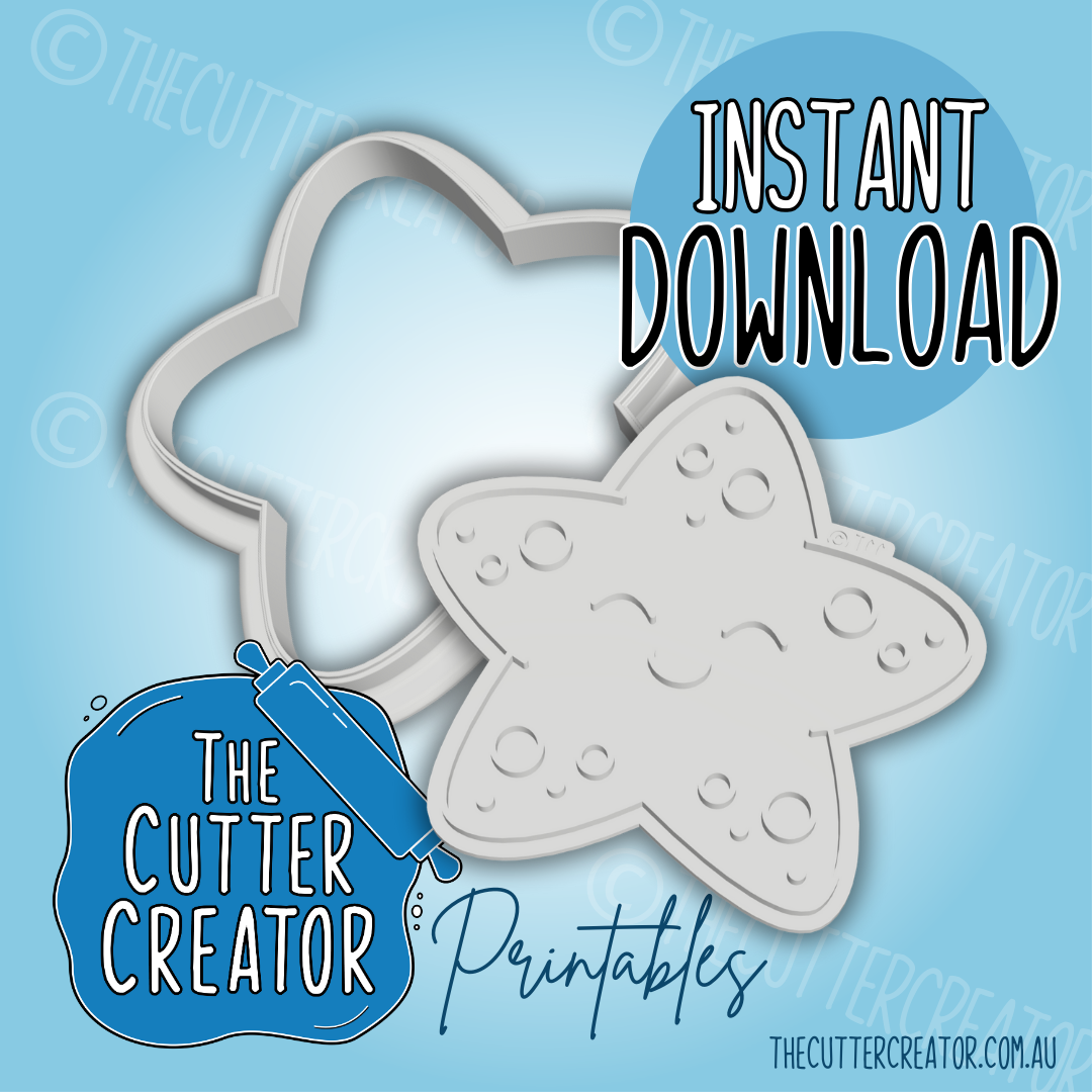 Starfish - Cookie Cutter STL File – The Cutter Creator