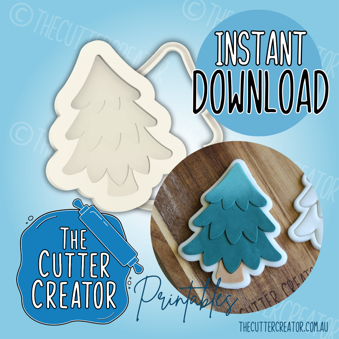 Christmas Tree - Cookie Cutter STL File – The Cutter Creator
